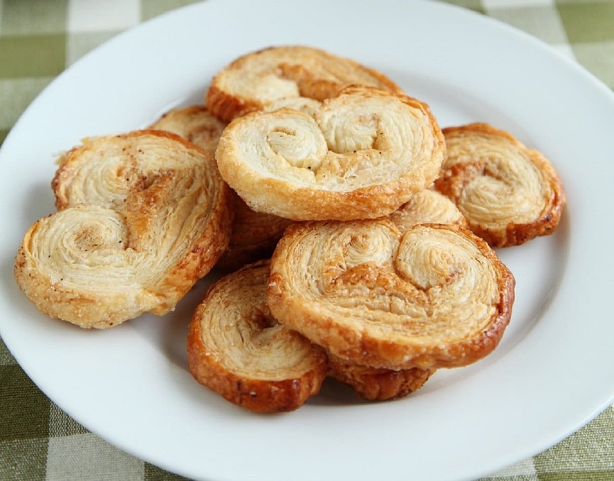 Palmier Pastry Cookies Recipe - The Recipe Website