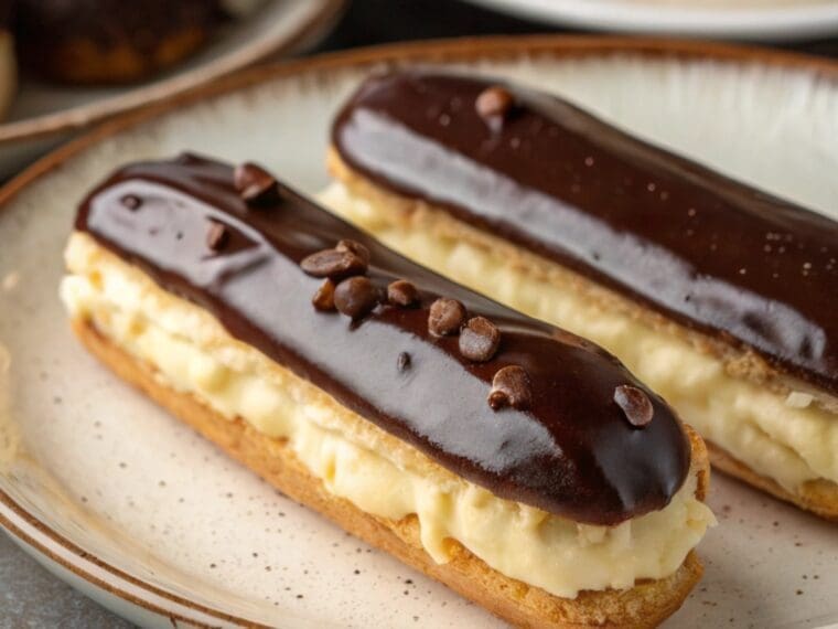 Chocolate Eclairs Recipe - The Recipe Website